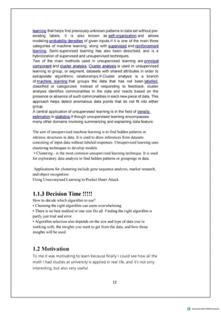 machine learning report file 7.pdf for ml | PDF