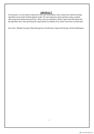 machine learning report file 7.pdf for ml | PDF