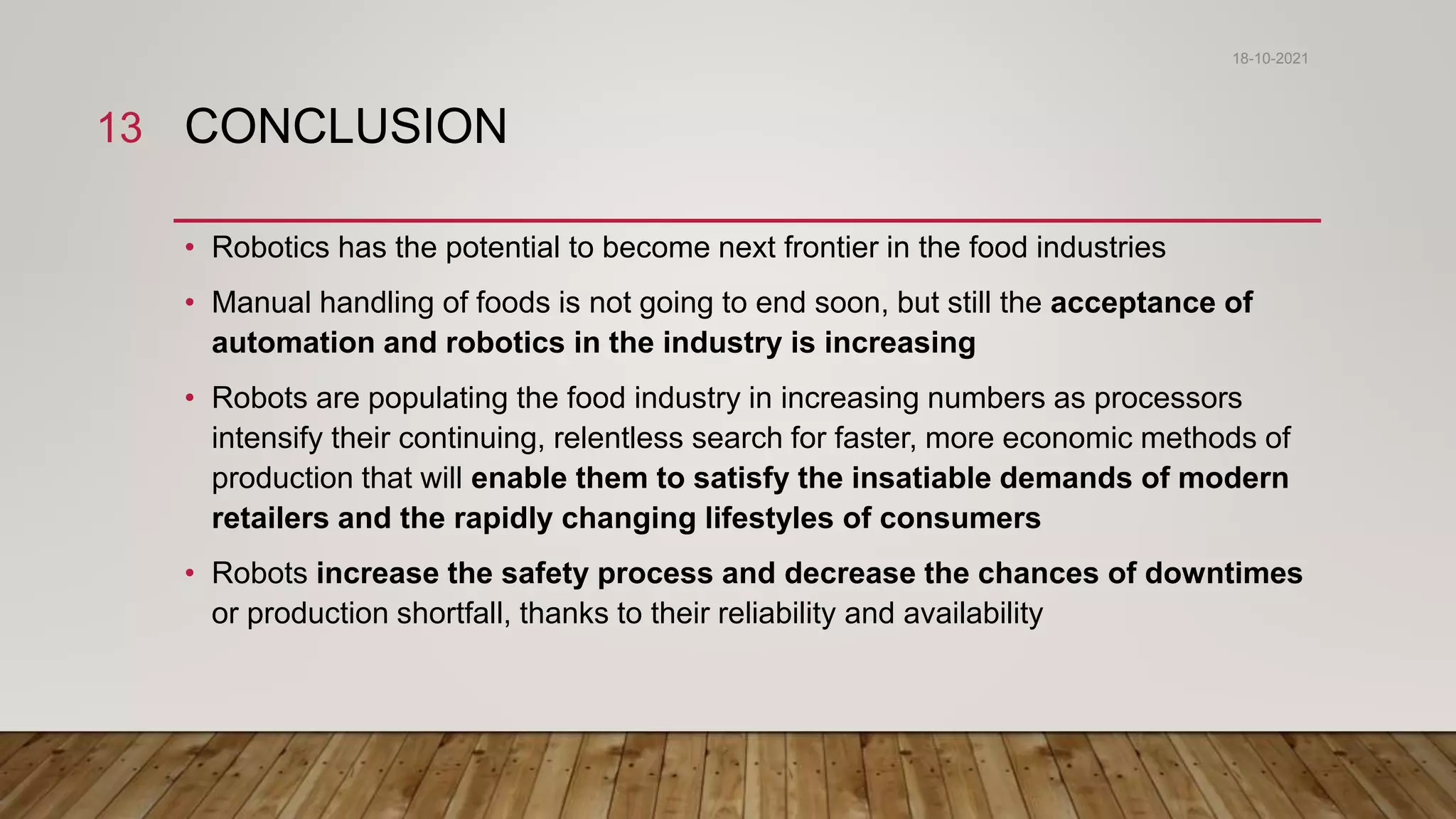 Machine learning & robotics | PPT