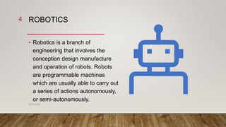 Machine learning & robotics | PPT
