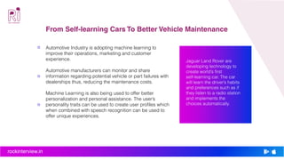 Machine Learning Is Saving Major Sectors Time and Money | PPT