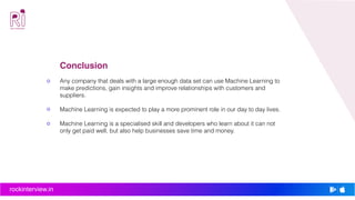 Machine Learning Is Saving Major Sectors Time and Money | PPT