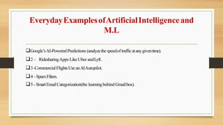 Machine learning seminar ppt | PPTX