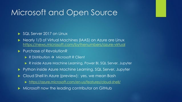 Machine learning services with SQL Server 2017 | PPT