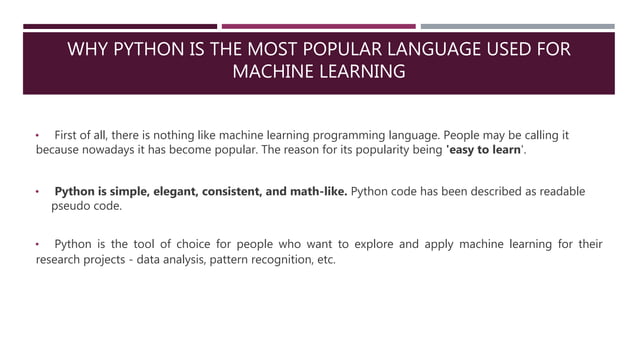 Machine learning session 1 | PPT