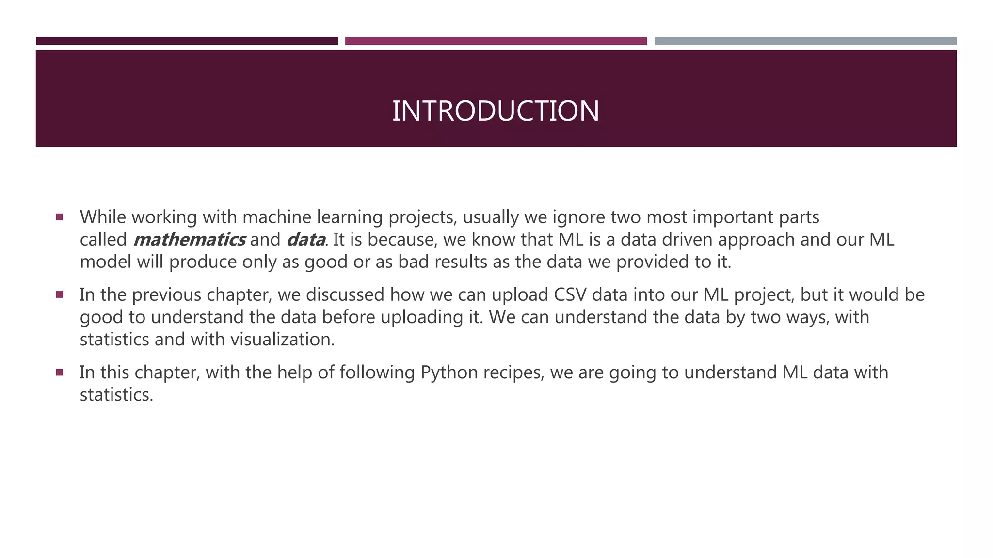 Machine learning session 4 | PPT
