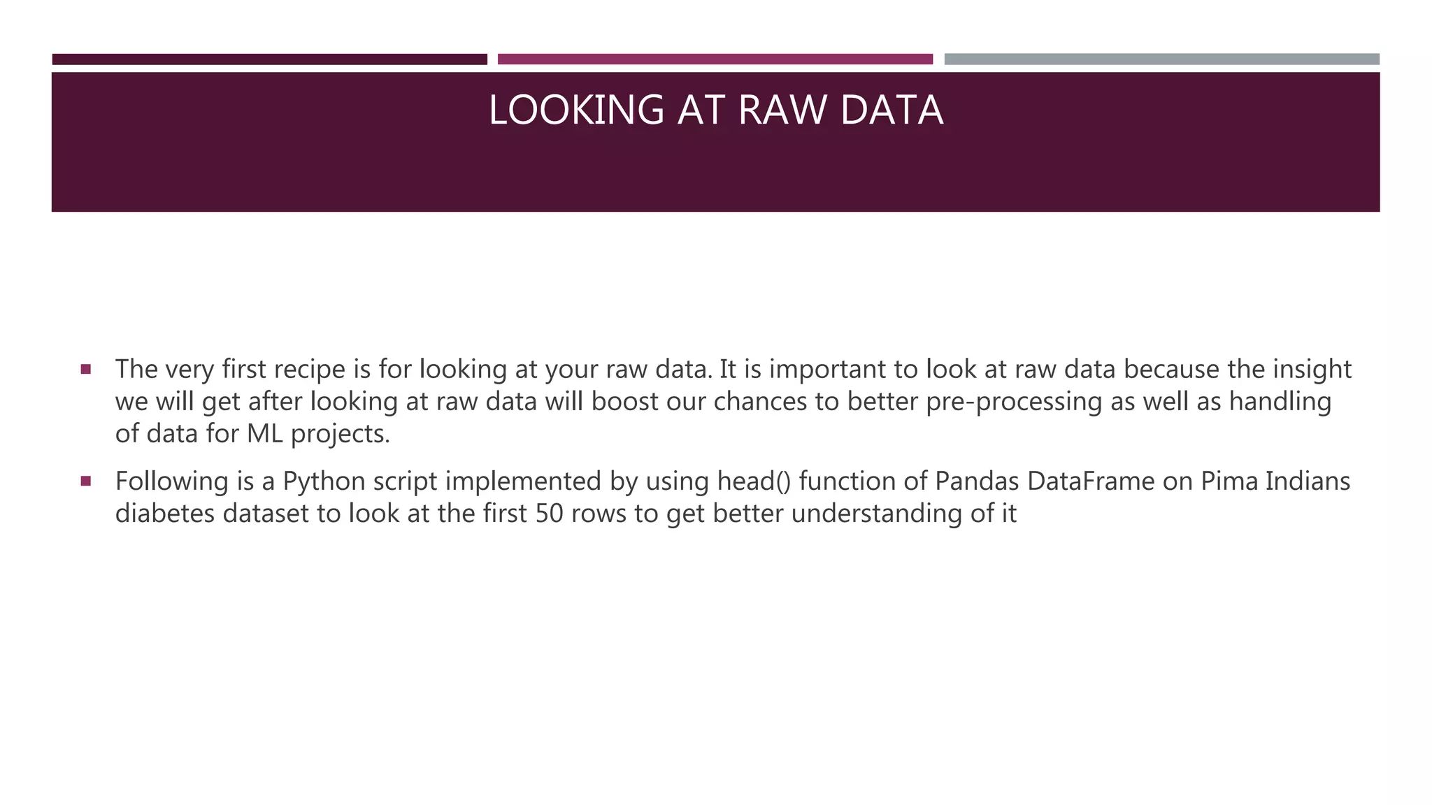 Machine learning session 4 | PPT