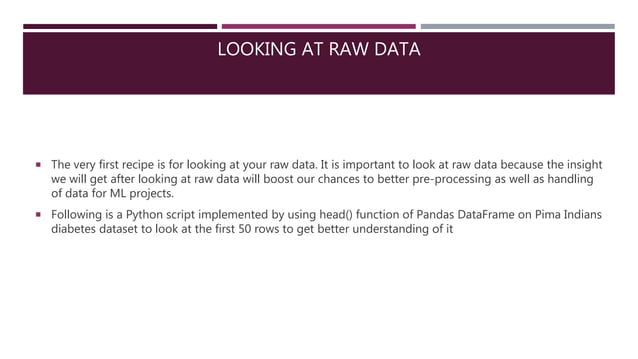 Machine learning session 4 | PPT