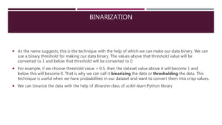 Machine learning session 5 | PPT