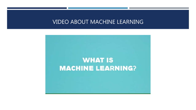 Machine learning session 8 | PPT