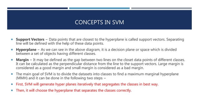 Machine learning session 8 | PPT