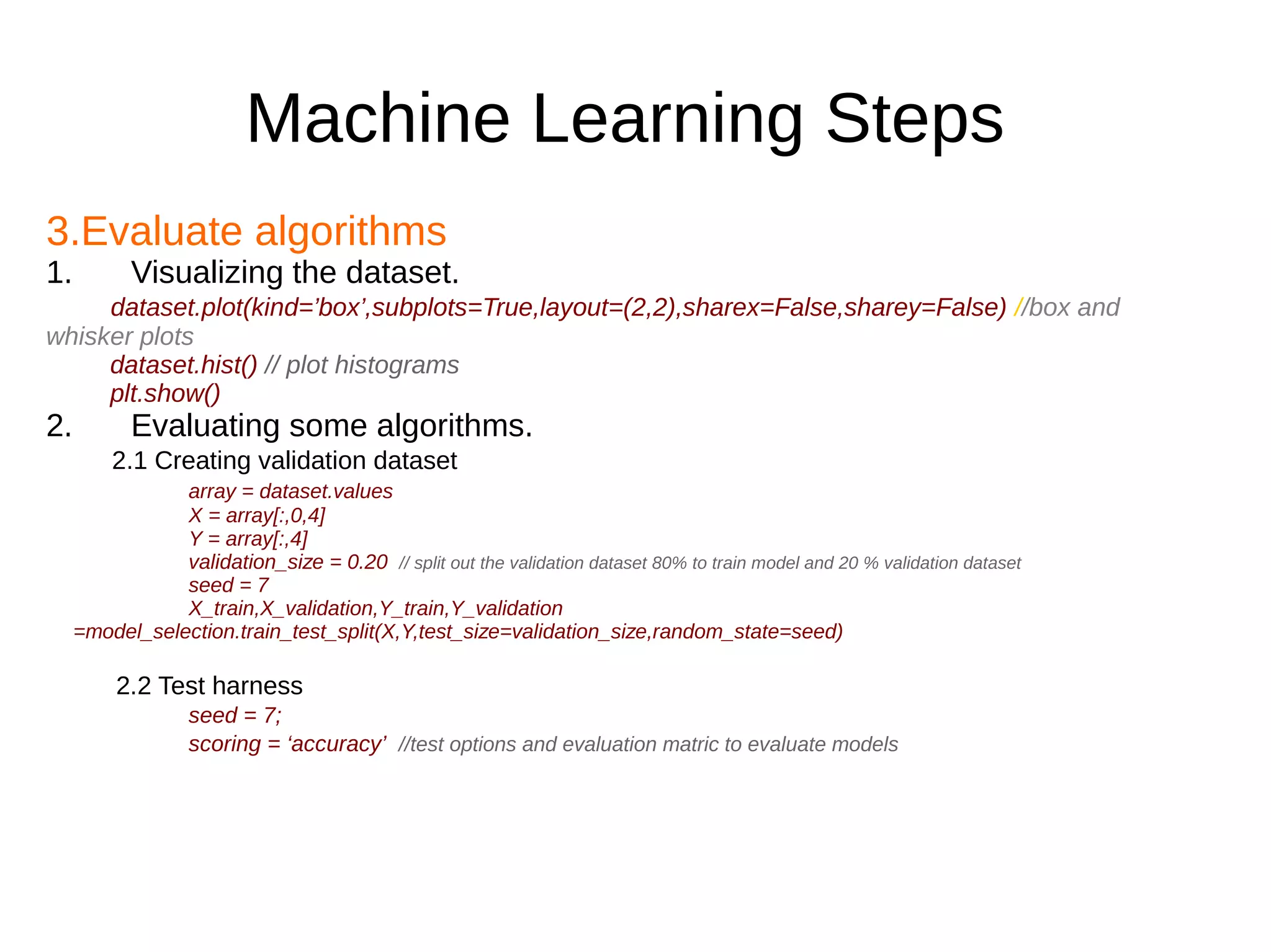 Quick Machine learning projects steps in 5 mins | ODP