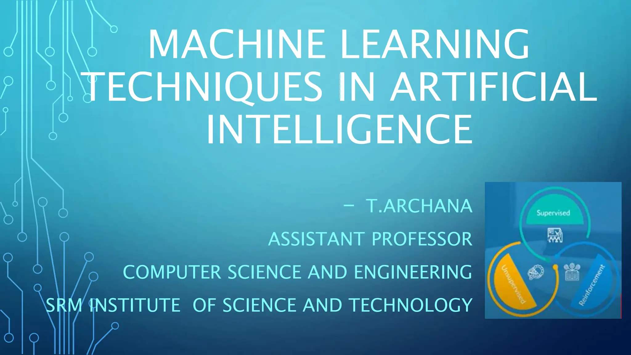 Machine Learning techniques used in AI. | PPTX | Technology & Computing