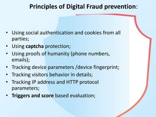 Machine learning techniques in fraud prevention | PPT