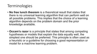 Machine Learning Terminologies | PPTX
