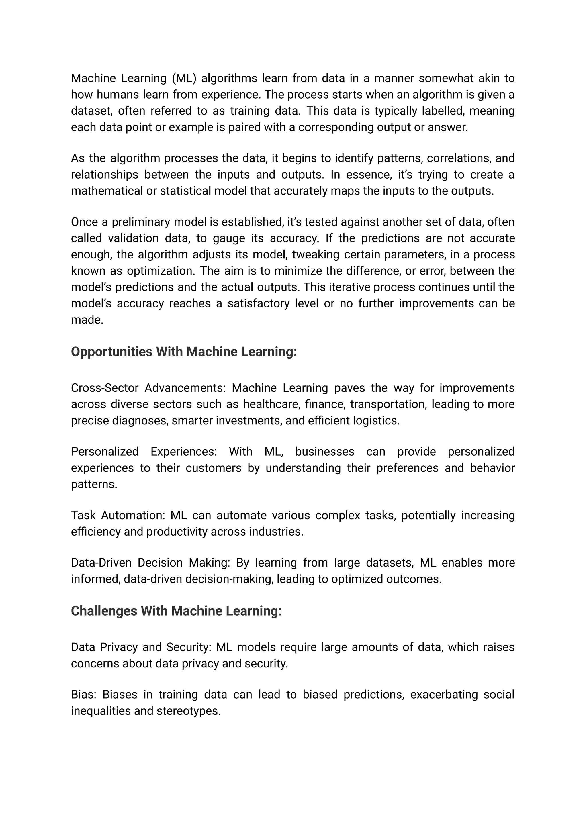 Machine Learning The Powerhouse of AI Explained.pdf | Technology Industry | Industries