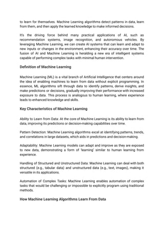 Machine Learning The Powerhouse of AI Explained.pdf | Technology ...
