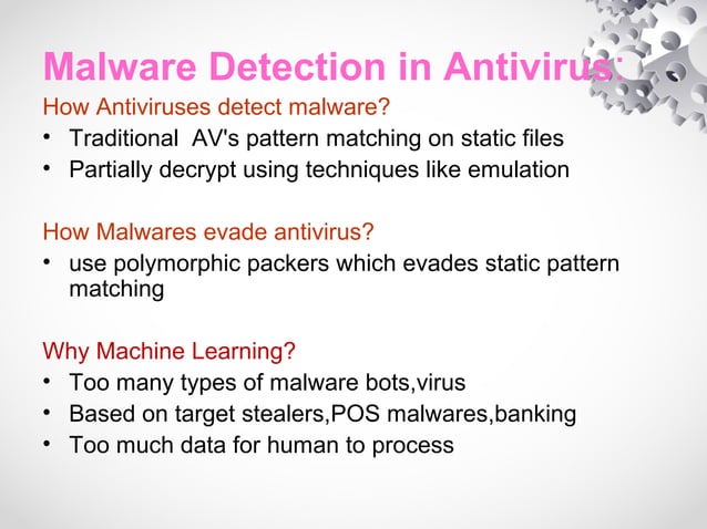 Malware Detection Using Machine Learning Ppt