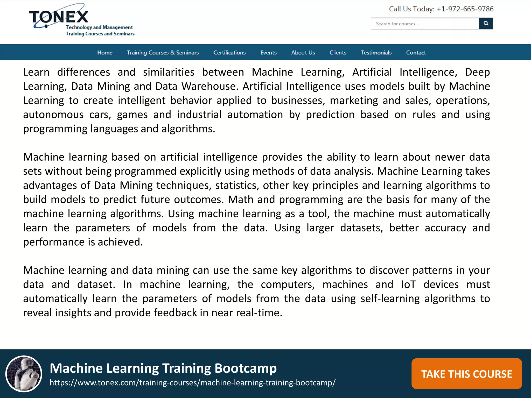 Machine Learning Training Bootcamp | PPTX