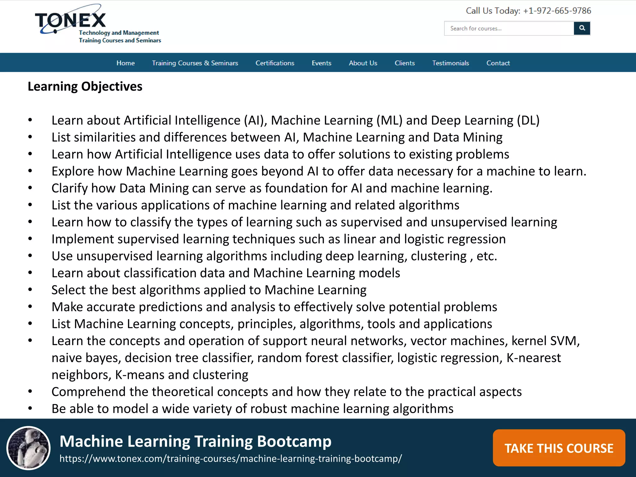 Machine Learning Training Bootcamp | PPTX