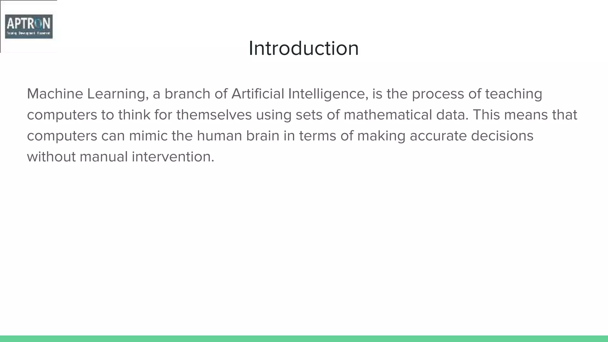 Machine Learning Training in Gurgaon | PPT
