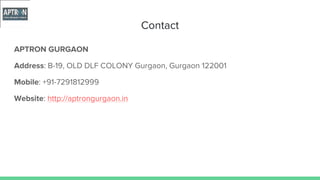 Machine Learning Training in Gurgaon | PPT