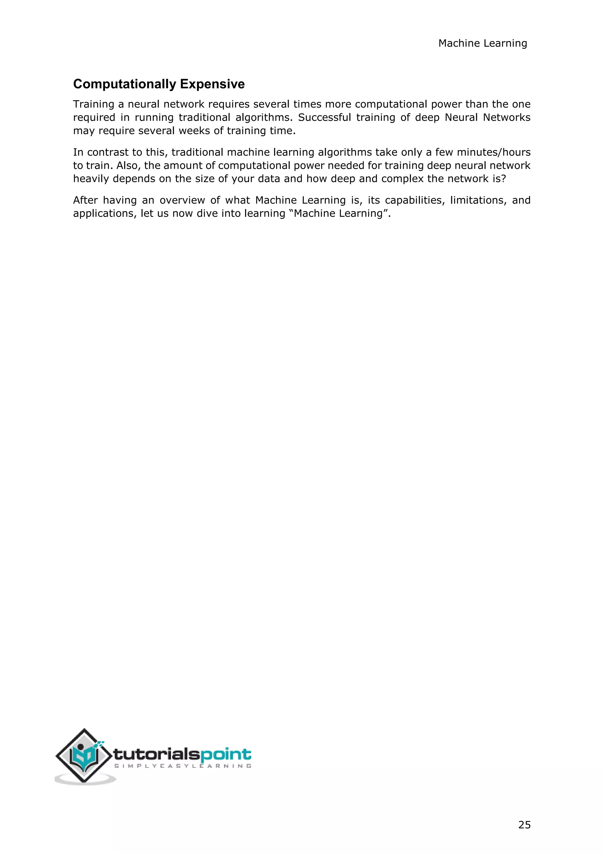 Machine learning tutorial | PDF