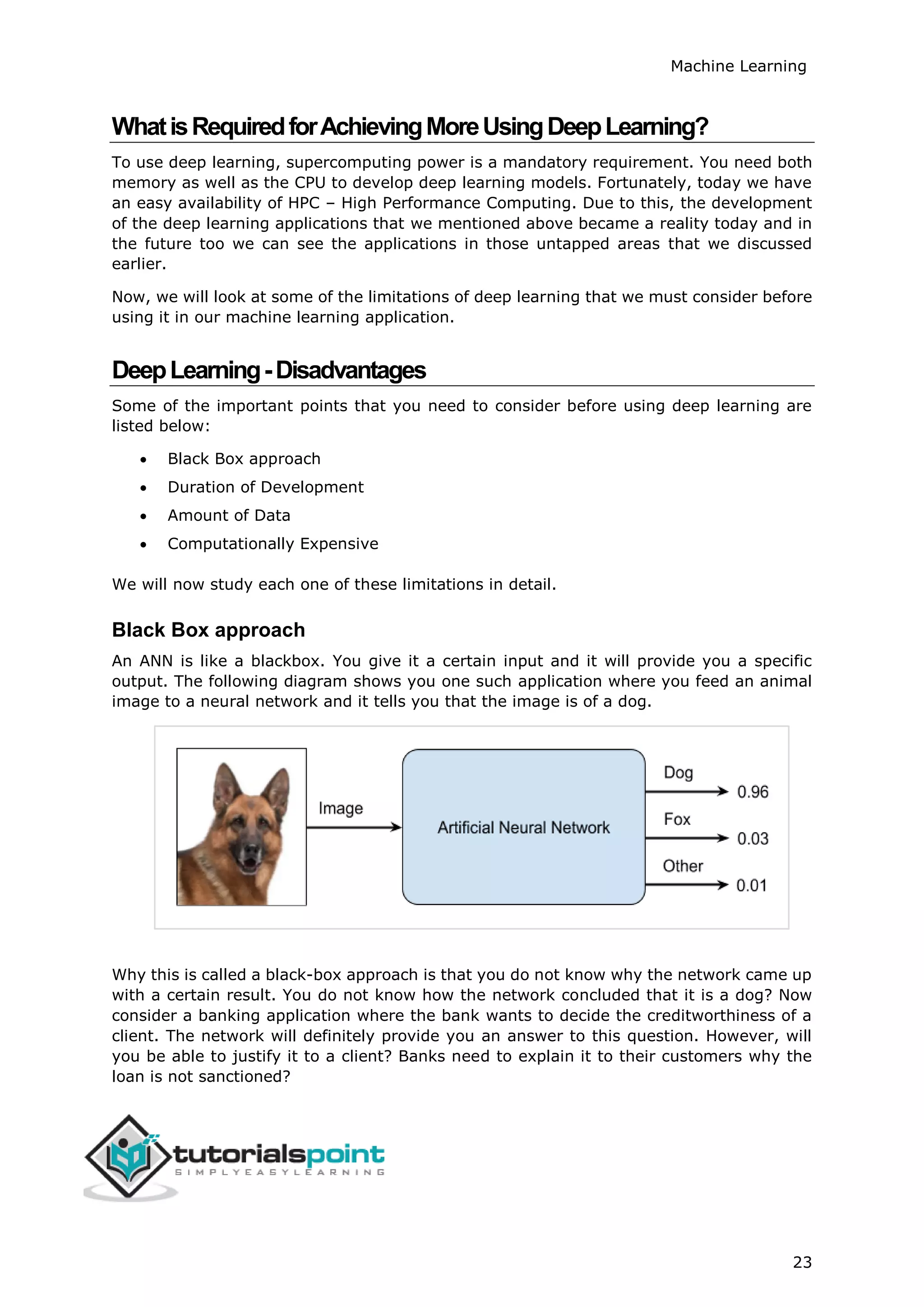 Machine learning tutorial | PDF