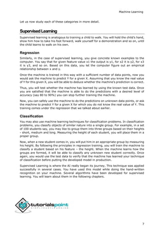 Machine learning tutorial | PDF