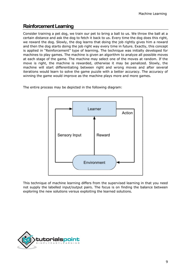 Machine learning tutorial | PDF