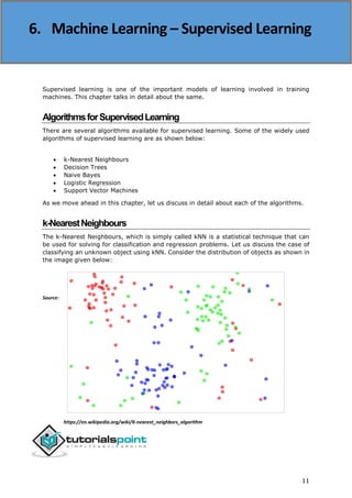 Machine learning tutorial | PDF