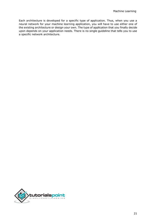 Machine Learning Tutorial Pdf
