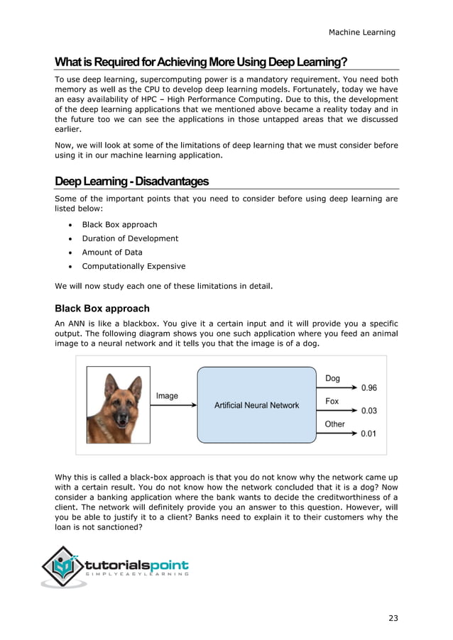 Machine learning tutorial | PDF
