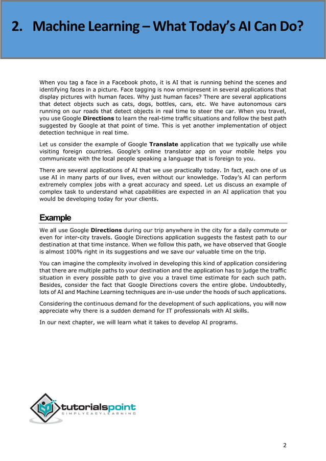 Machine learning tutorial | PDF