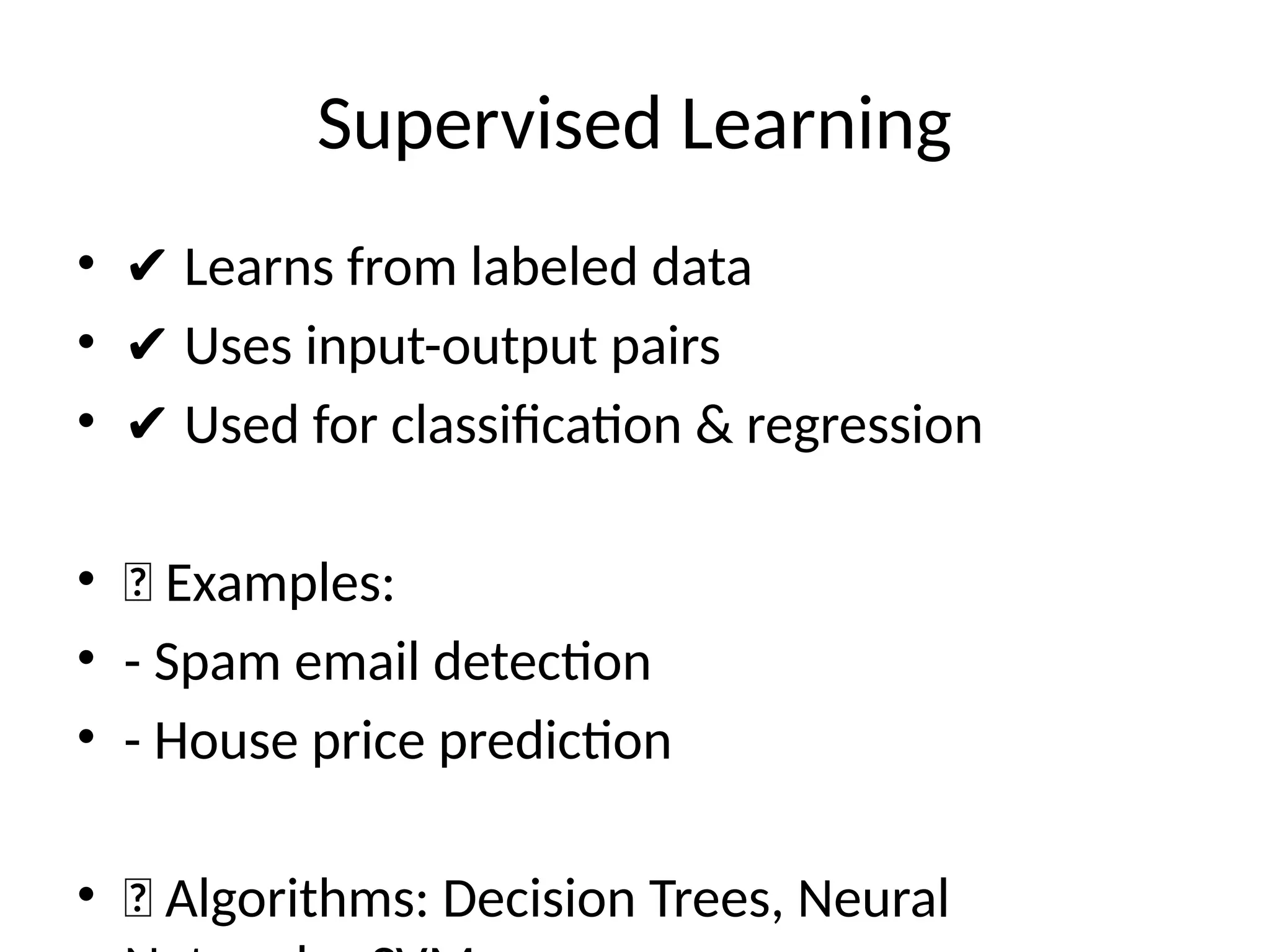 Machine Learning Types -4 types of Learning | PPT