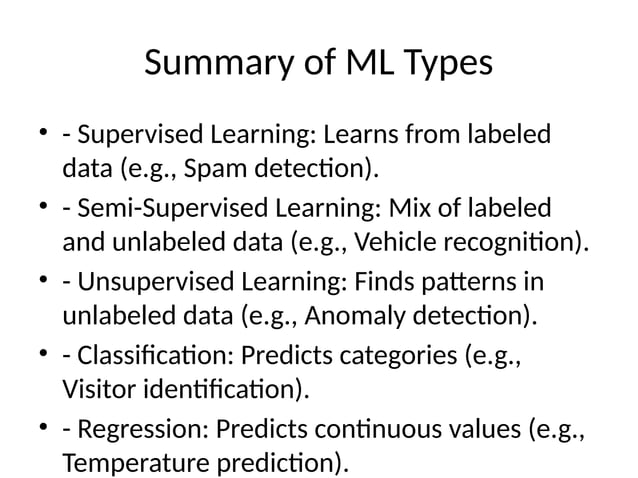 Machine_Learning_Types_Examples_Analogie | PPT