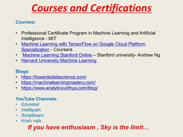 Machine learning using Python IT Learning 2020 | PPT
