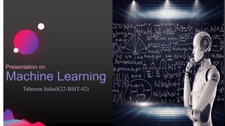 machine Learning & types of Machine Learning.pptx | Artificial ...