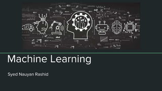 Machine learning (webinar) | PPT
