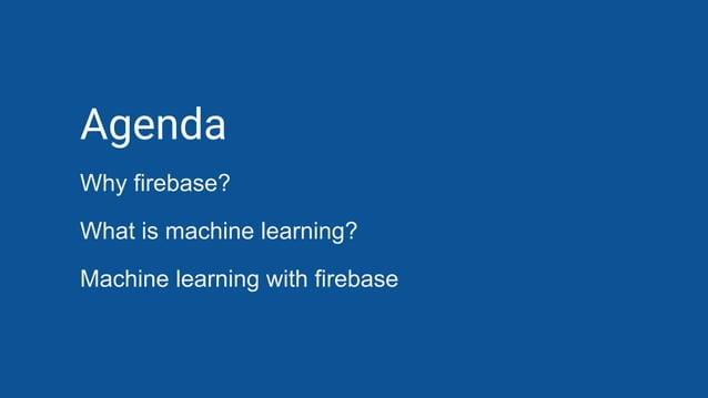 Machine learning with firebase ml kit | PPT