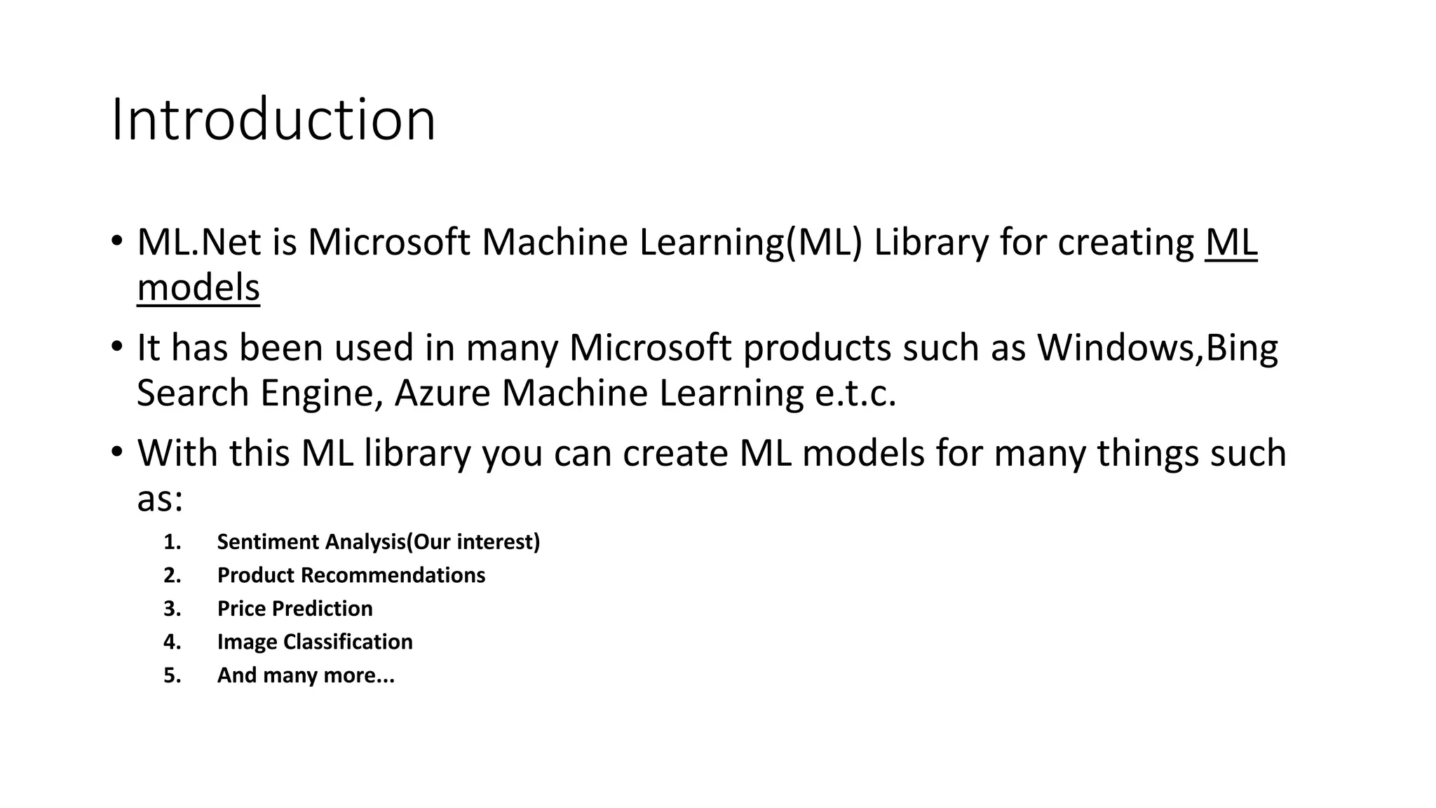 Machine Learning With ML.Net.pptx