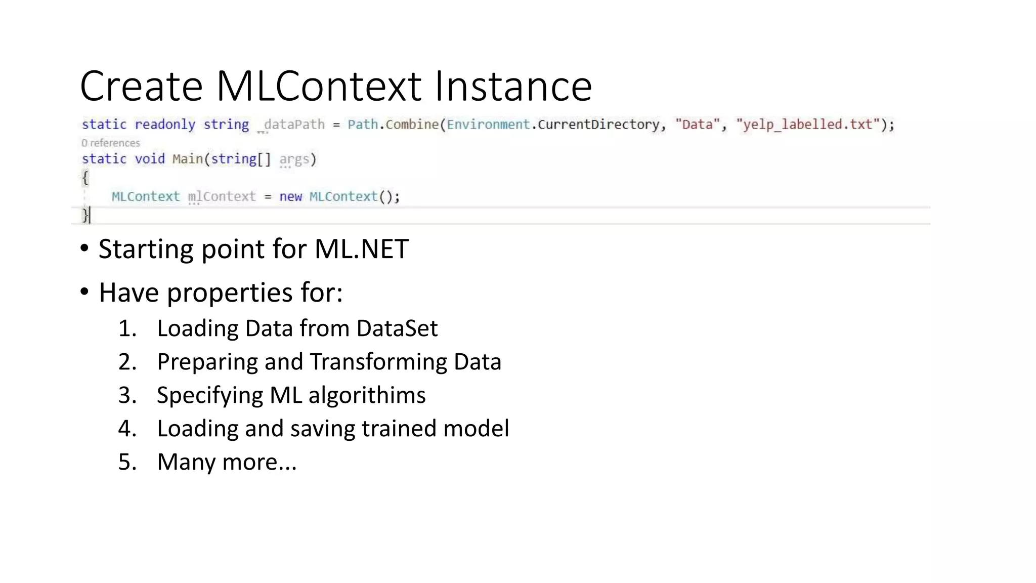 Machine Learning With ML.Net.pptx