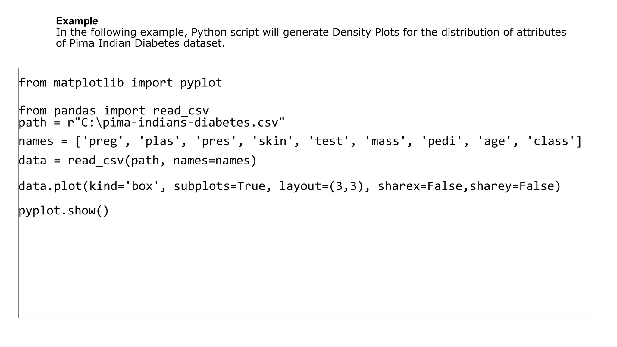 Machine Learning With Python Data Visualization Pdf