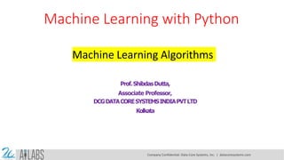 Machine Learning with Python- Machine Learning Algorithms.pdf