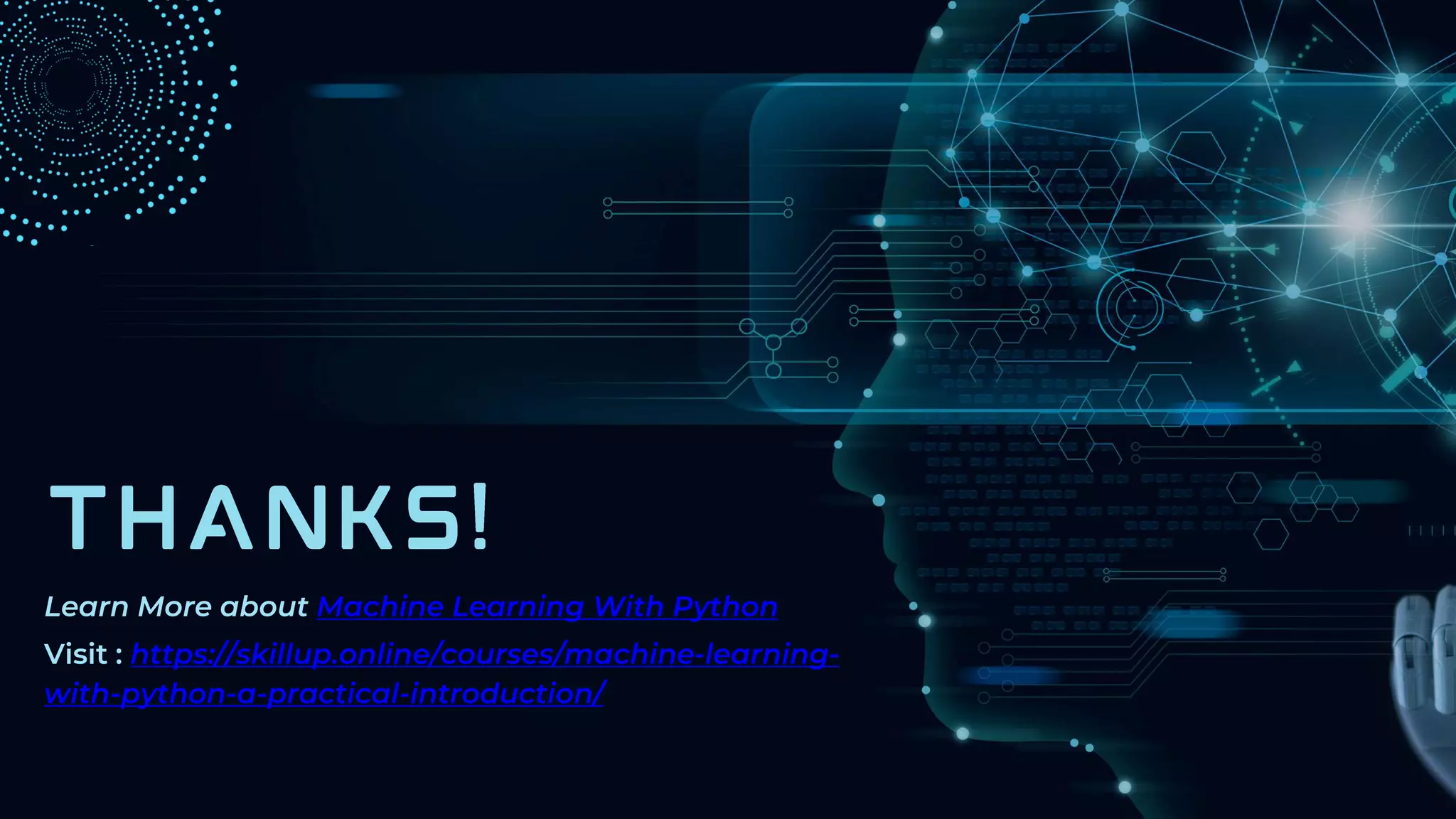 MACHINE LEARNING WITH PYTHON PPT.pptx | Programming Languages | Computing