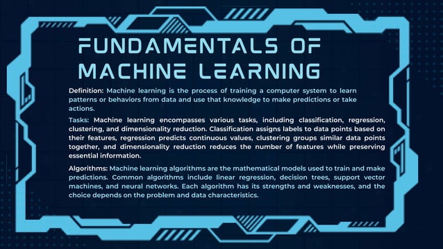 MACHINE LEARNING WITH PYTHON PPT.pptx | Programming Languages | Computing