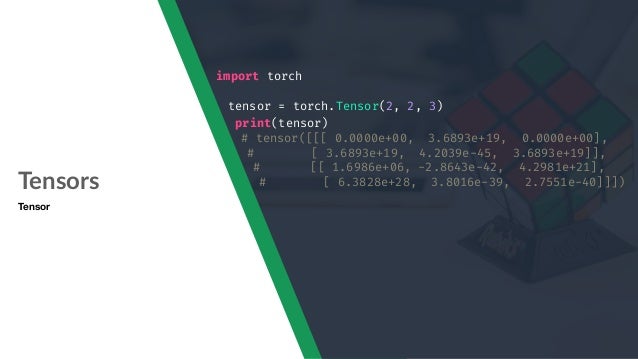 Machine learning with py torch