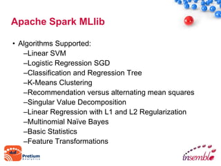 Machine Learning with Big Data using Apache Spark | PPT