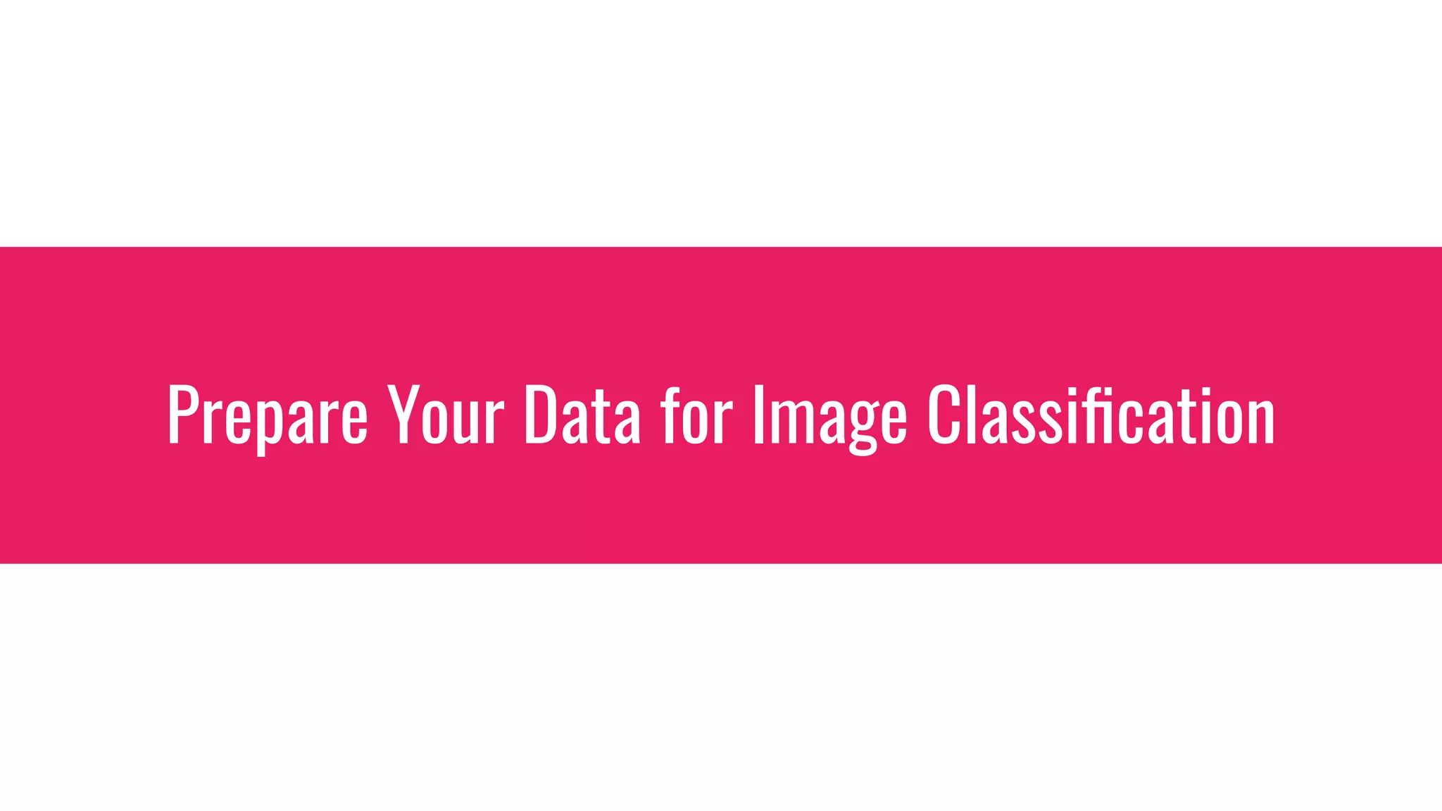 Machine learning workshop I - image classification | PDF