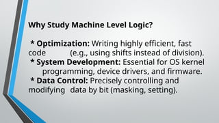 Machine Level Representation of Logical Operations.pptx